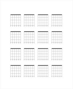 Blank Guitar Chord Chart - Elmore Music